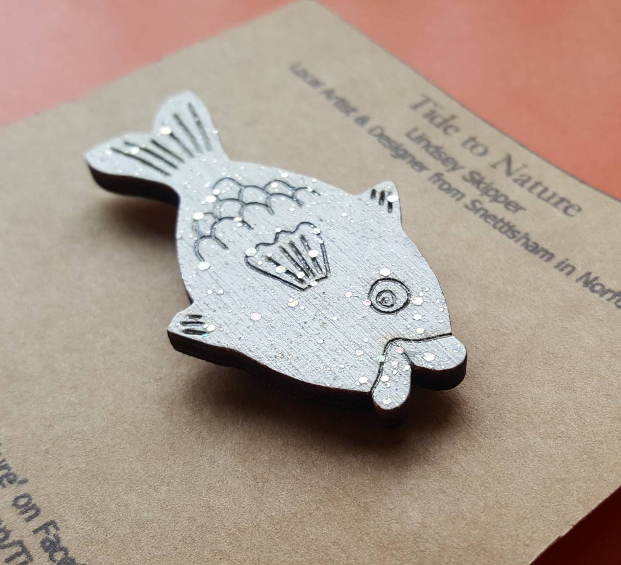 Fish Pin/badge - Etsy