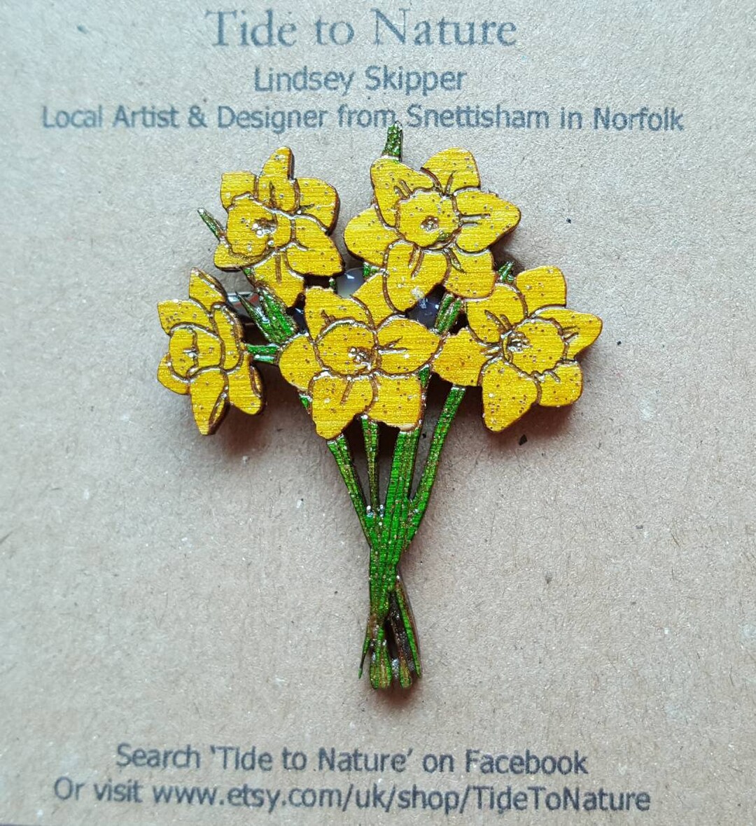 Daffodil Bouquet Brooch/pin/badge/yellow Blooms. - Etsy UK