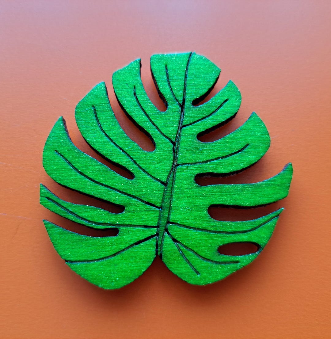 Monstera Leaf Magnet - Etsy