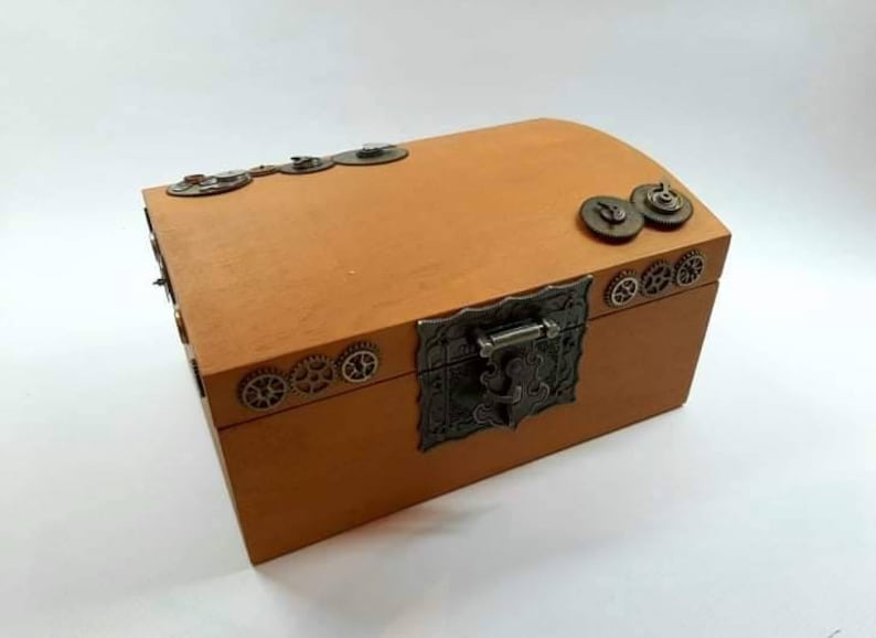 Steampunk Decorated Box Steampunk Inspired Chest Box - Etsy