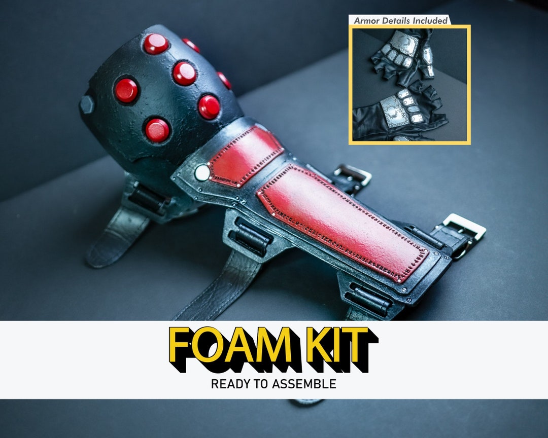 Tifa Lockhart Glove Armor Foam Kit Final Fantasy 7 Remake Cosplay - Etsy