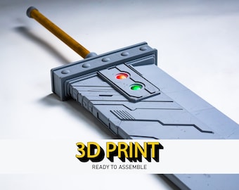 Buster Sword Cloud Strife Zack Fair Angeal Hewley 3D PRINTING FILES ...