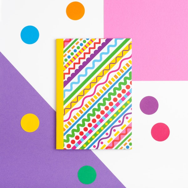 Notebook With Colourful Pages - Etsy
