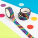 Rainbow Washi Tape, Colourful Rainbow Paper Tape, Rainbow Decorative ...