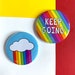 Its Cool to Be Kind Badge, Kindness Badge, Kindness Gift, Rainbow Badge ...
