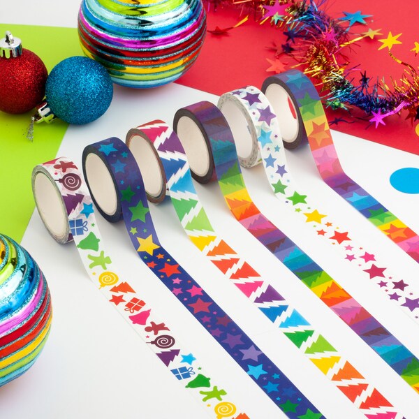 Christmas Washi Tape - Etsy UK