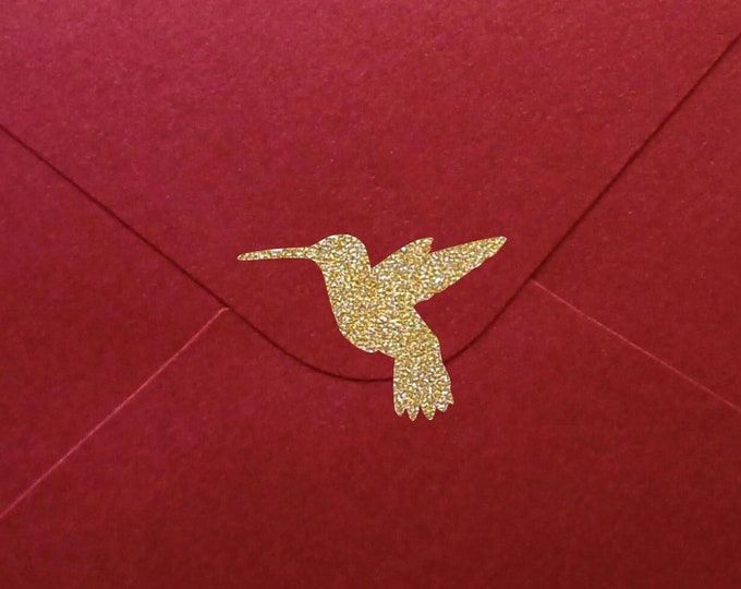 Hummingbird Stickers, Bird, Baby Shower, Wedding, Spring, Summer, Party ...