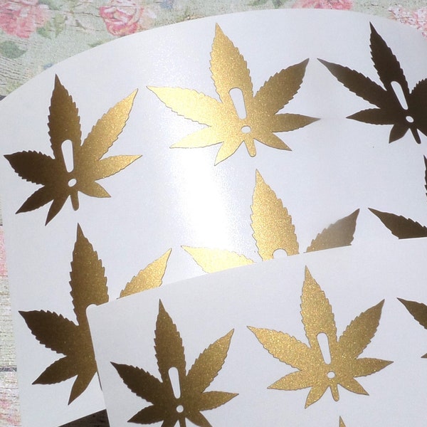 Marijuana Vinyl Stickers - Etsy UK