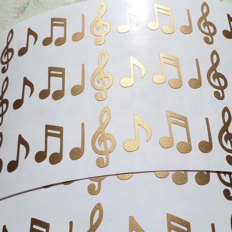 Music Notes Decal - Etsy