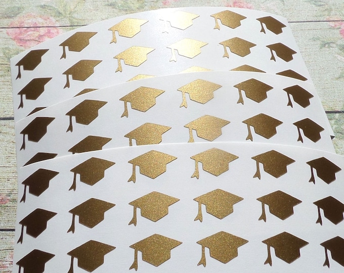 Graduation Cap Stickers, Vinyl, 0.5 - 2 Inches - Etsy