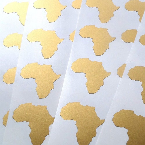 40 Africa Stickers Safari Theme Party Thank You Card Decor | Etsy