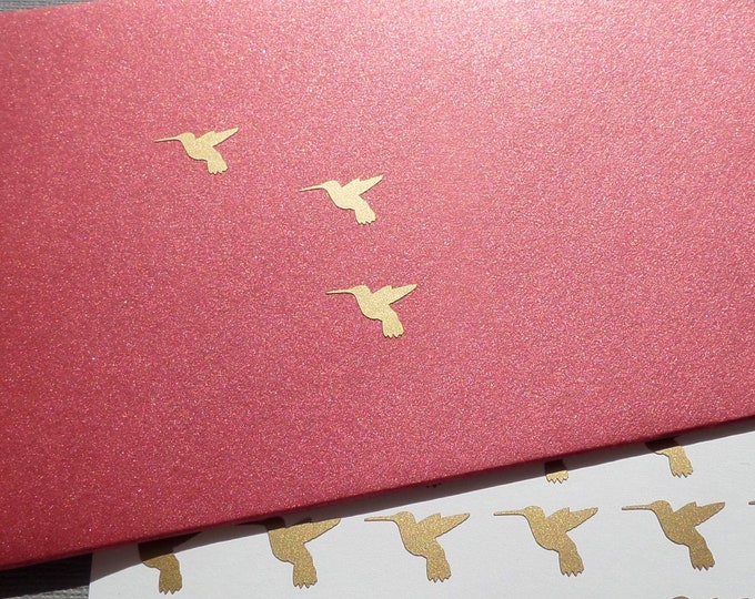 Hummingbird Stickers, Bird, Baby Shower, Wedding, Spring, Summer, Party ...