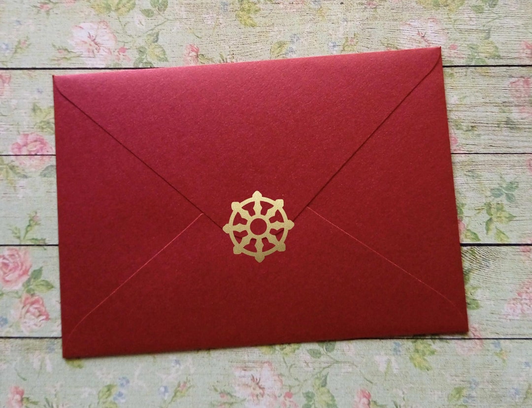 16+ Dharma Wheel Stickers, Buddha Wheel Symbol, Craft Supply, 0.75 -2in ...