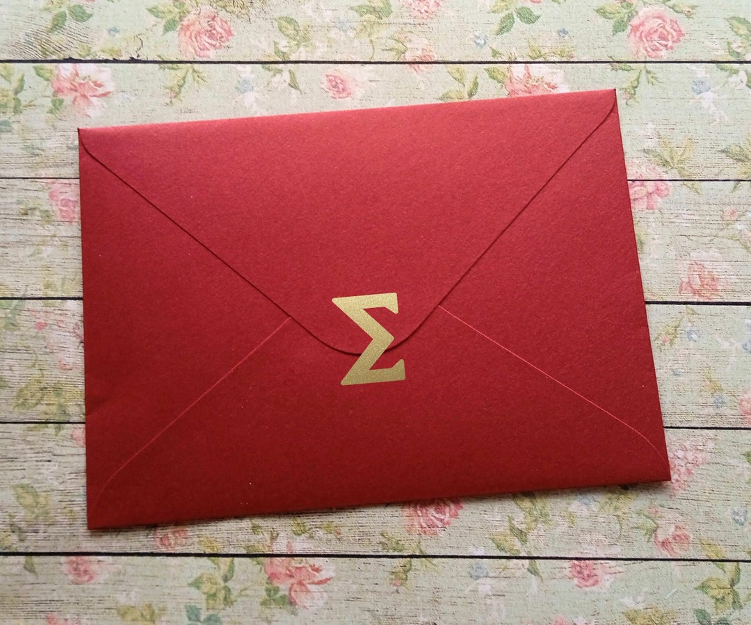 16+ Sigma Stickers, Greek Letter, Envelope Seal, Craft Supply, 0.5-2in ...
