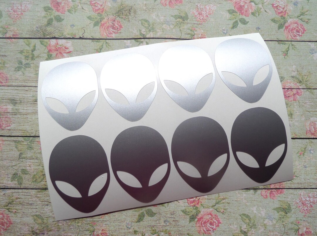 20 Alien Stickers. Vinyl - Etsy