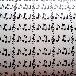 200 Tiny Music Notes Stickers, Vinyl Decals, (50x4) - Etsy