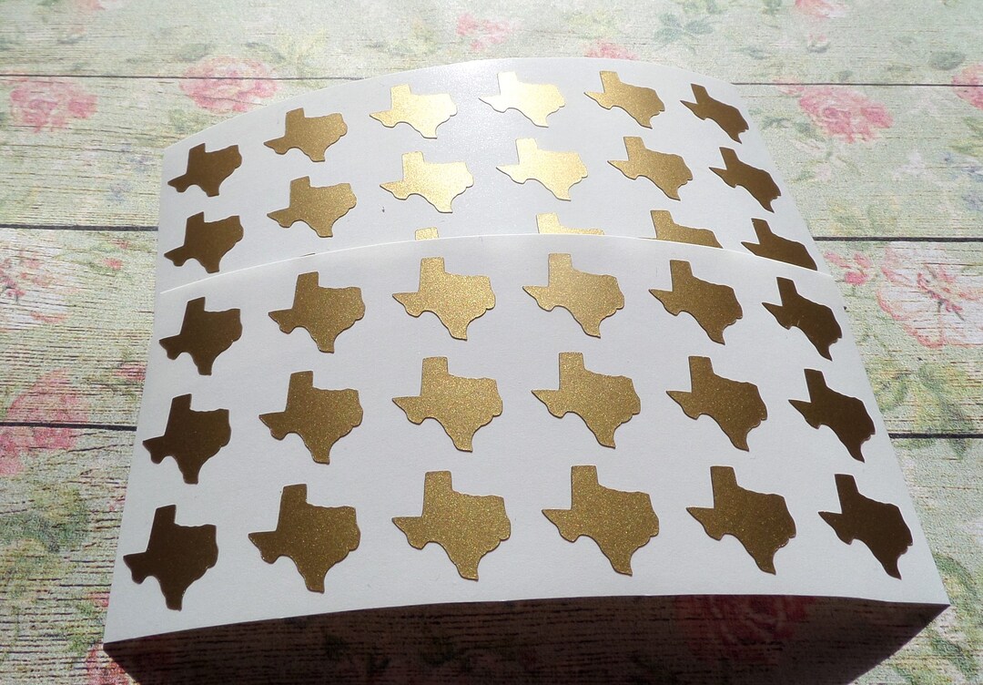 8-150 Tiny Texas Stickers, State Pride, 1/4-5in, Vinyl Decals ...