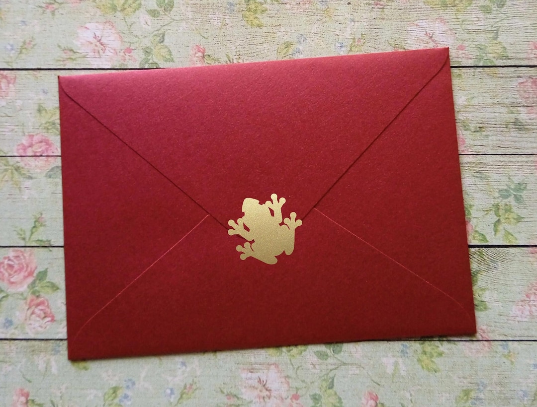 20+ Frog Stickers Envelope Seal Craft Supply 1-2in (2.5-5cm) Vinyl - Etsy