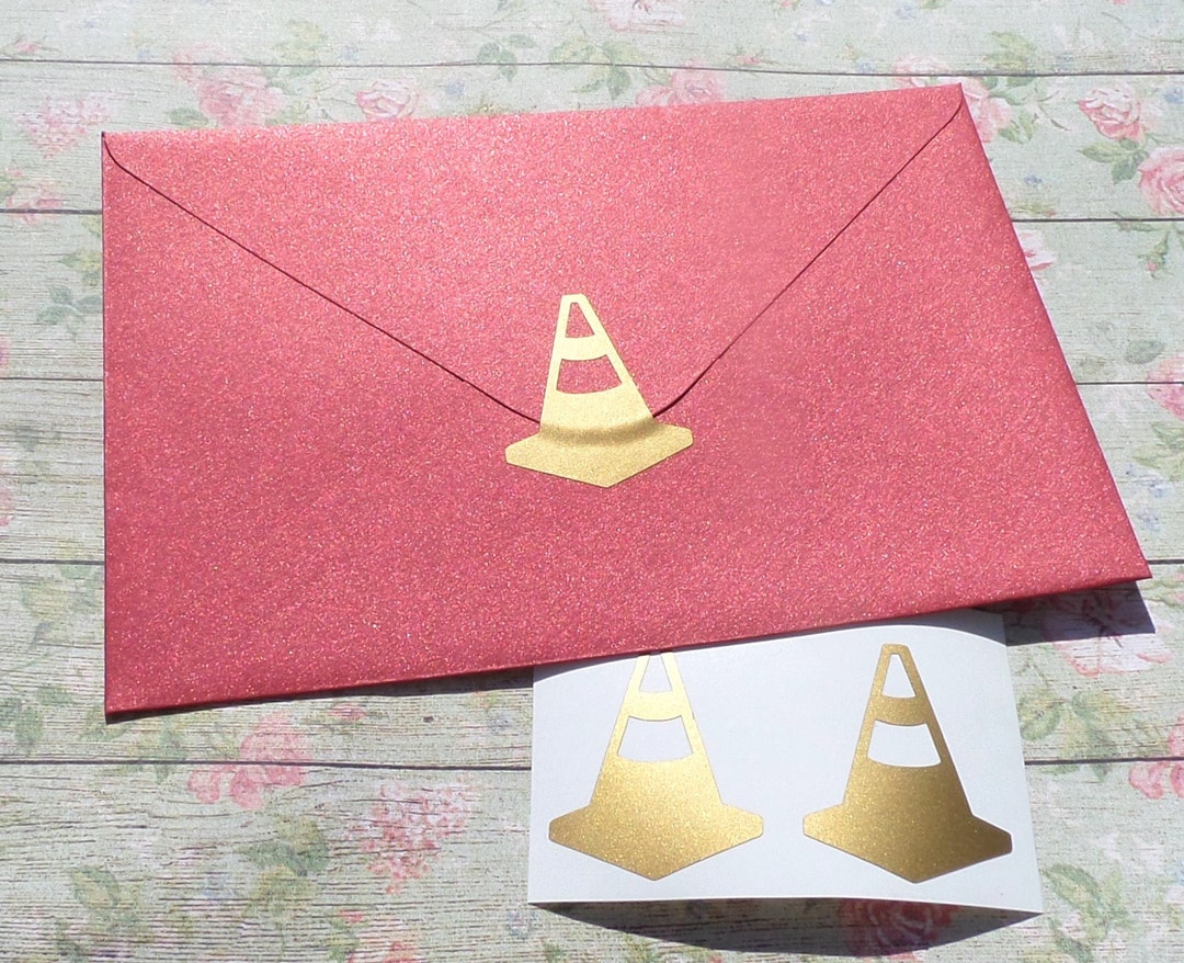 20+ Construction Cone Stickers, Bicycle Party Decoration, Birthday ...