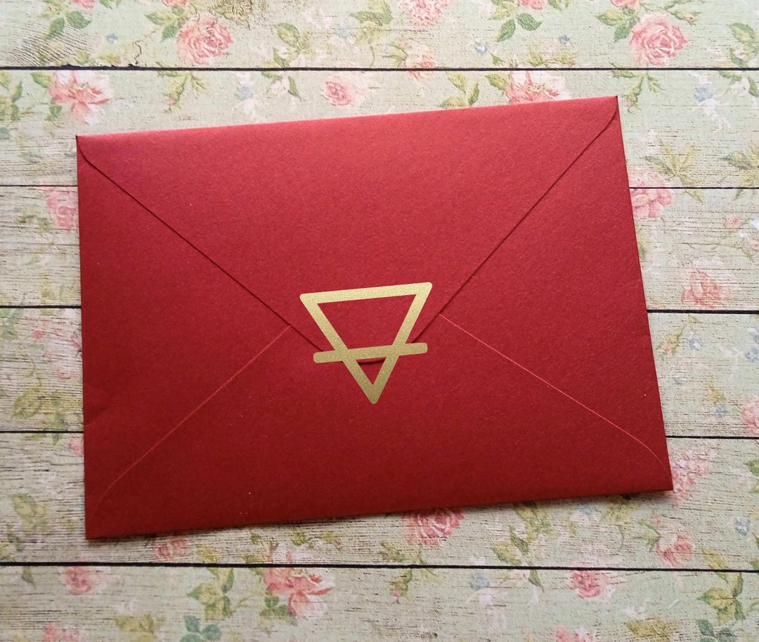 20+ Earth Element Stickers, Inverted Triangle Decals, 0.5-2in (1.2-5cm ...