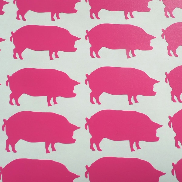 Pink Pig Wallpaper - Etsy