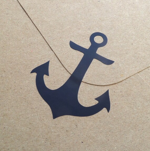 24 anchor stickers vinyl anchor decals removable wallpaper | Etsy