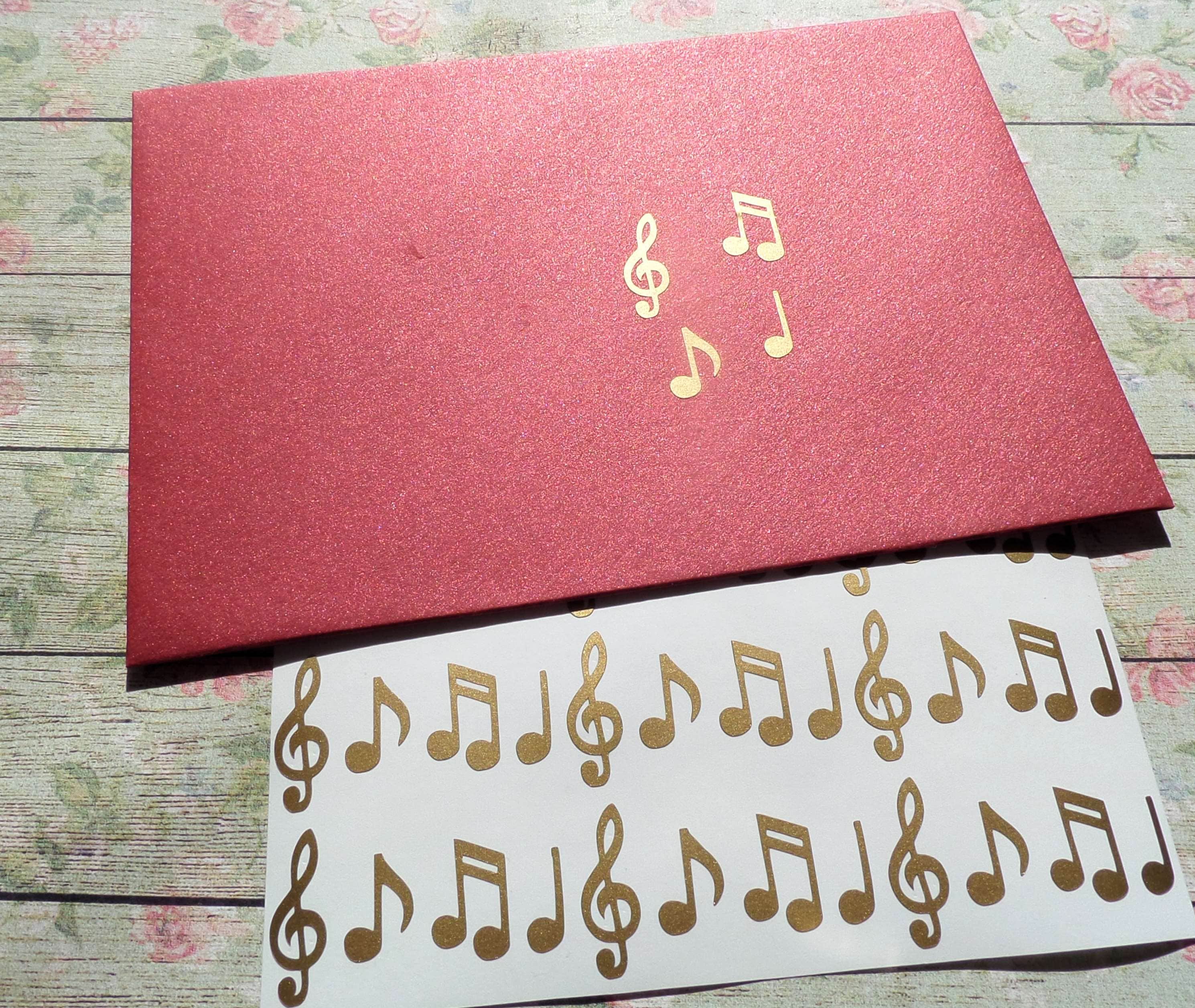 200 Tiny Music Notes Stickers Vinyl Decals 50x4 - Etsy UK