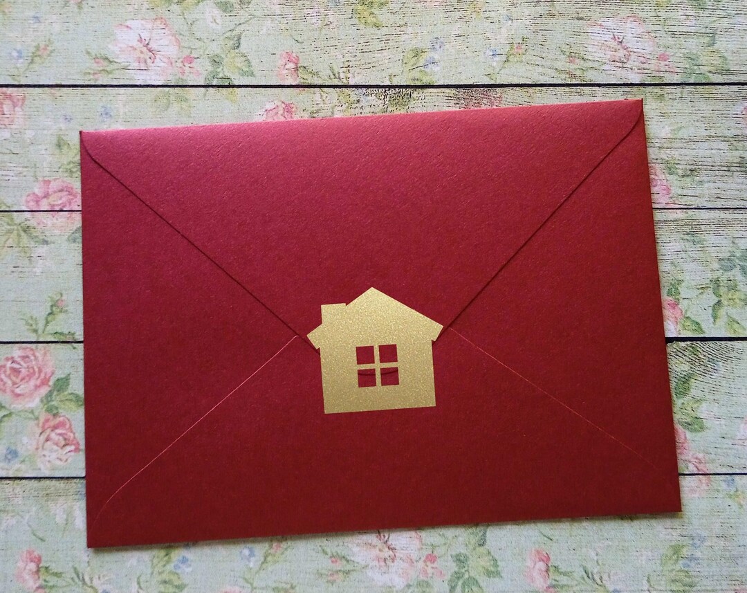 10+ House Stickers, Envelope Seal, Craft Supply, 0.75-3in (1.9-7.5cm ...