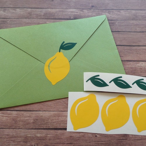 28 Lemon Stickers Removable Wallpaper Lemon Party Vinyl | Etsy
