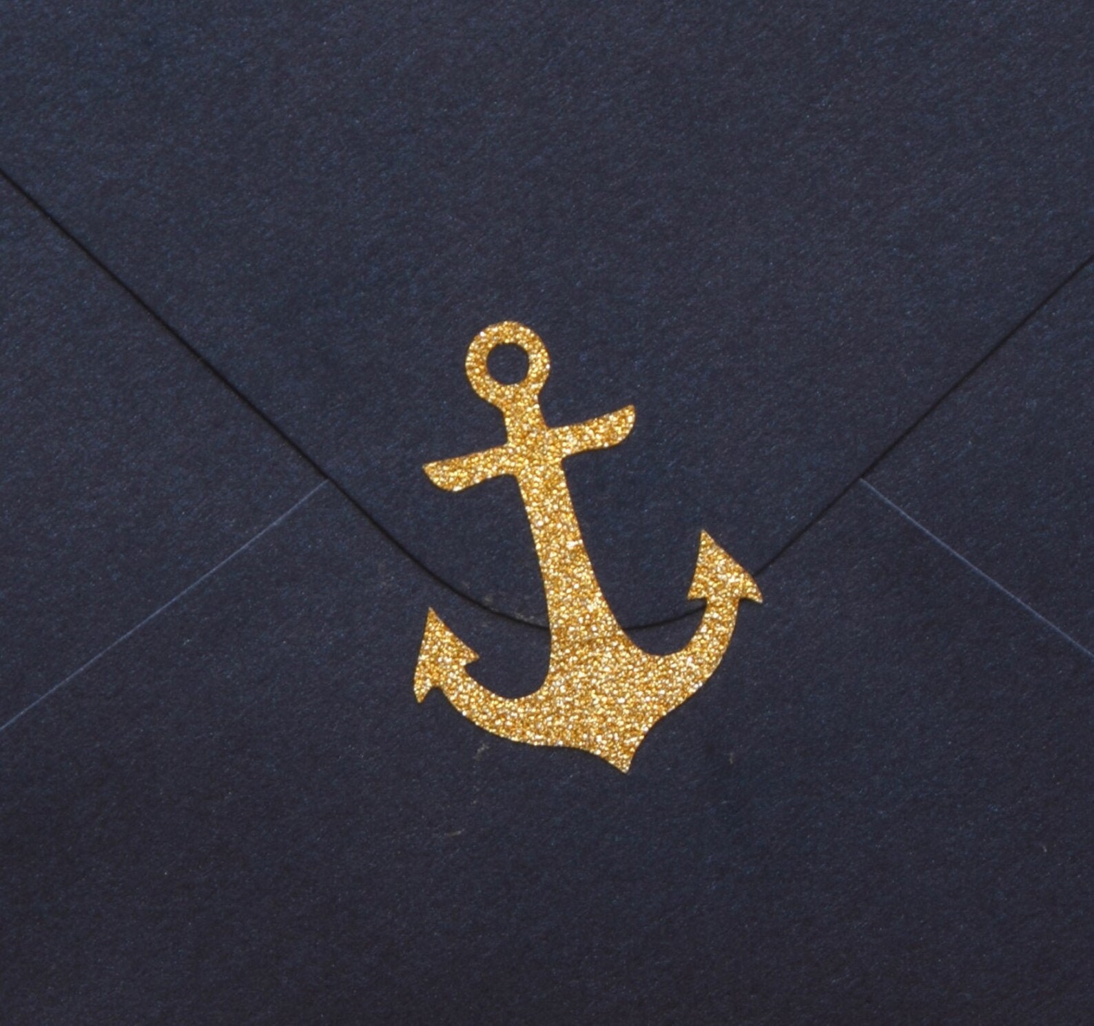 30 Small Glitter Anchor Stickers Envelope Seal Nautical - Etsy