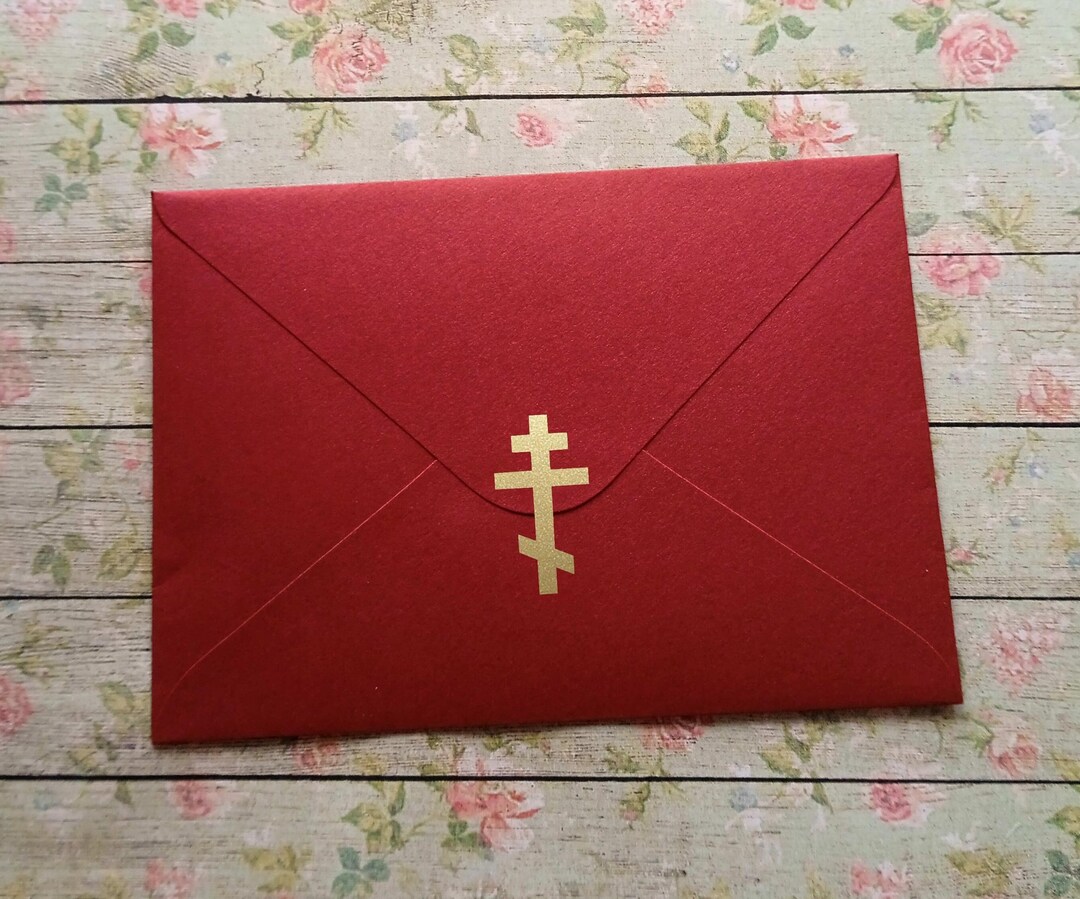 20+ Orthodox Cross Stickers, Envelope Seal, Religious Craft Supply, 0.5 ...