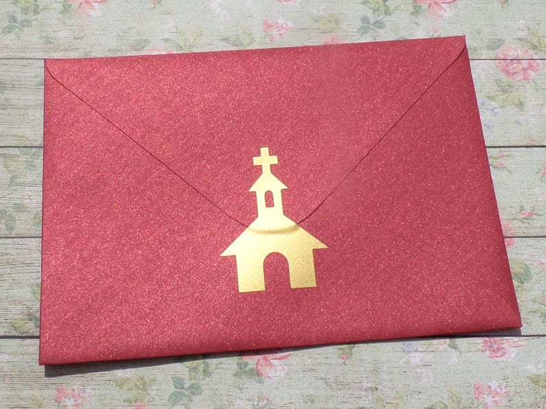 20 Church Stickers Baptism Invitation Seal Church Decals - Etsy