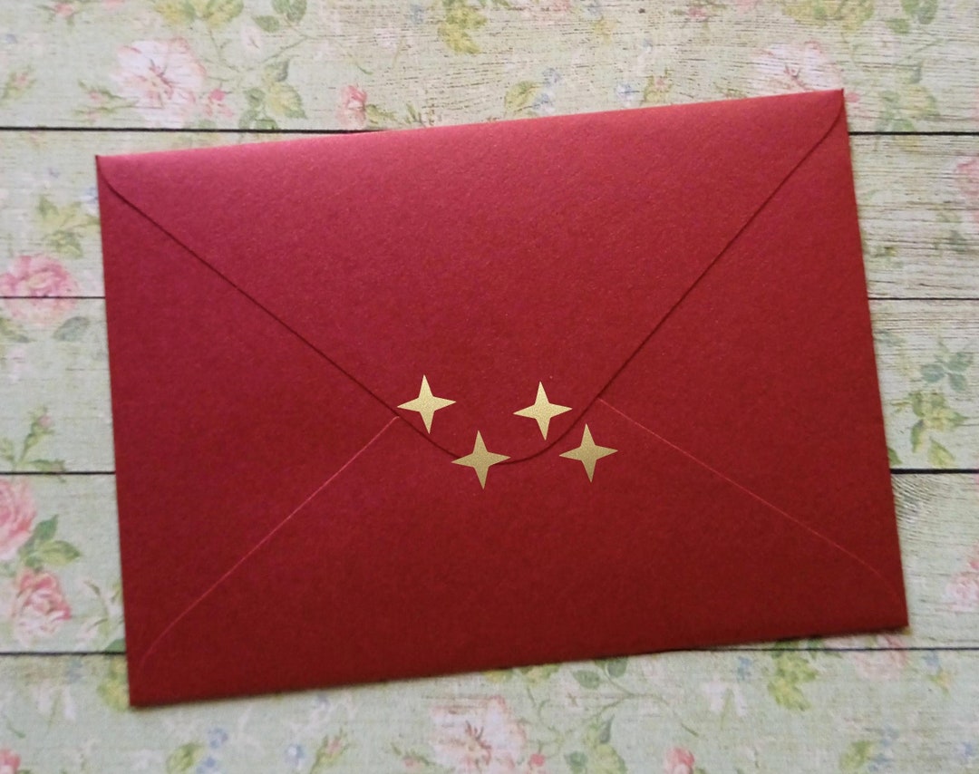 Star Stickers: Vinyl Envelope Seals, Craft Supply 0.5-2in (1.2-5cm) - Etsy