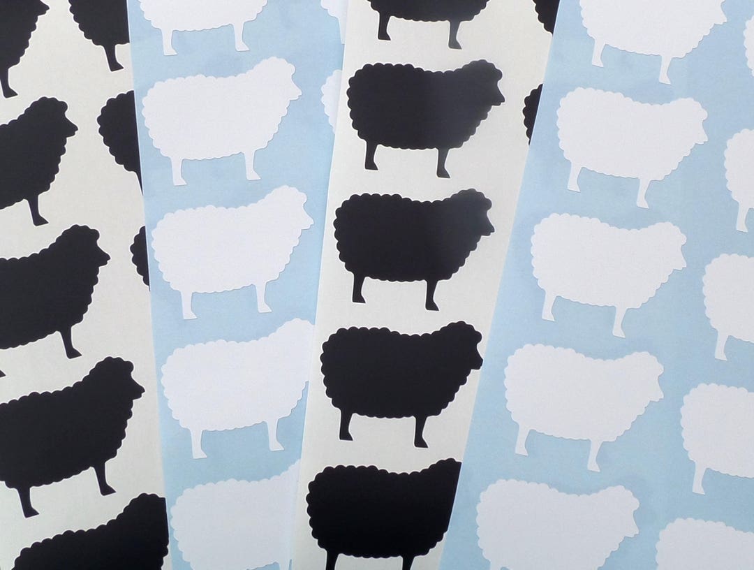 50 Assorted Sheep Stickers Party Decorations. Vinyl - Etsy