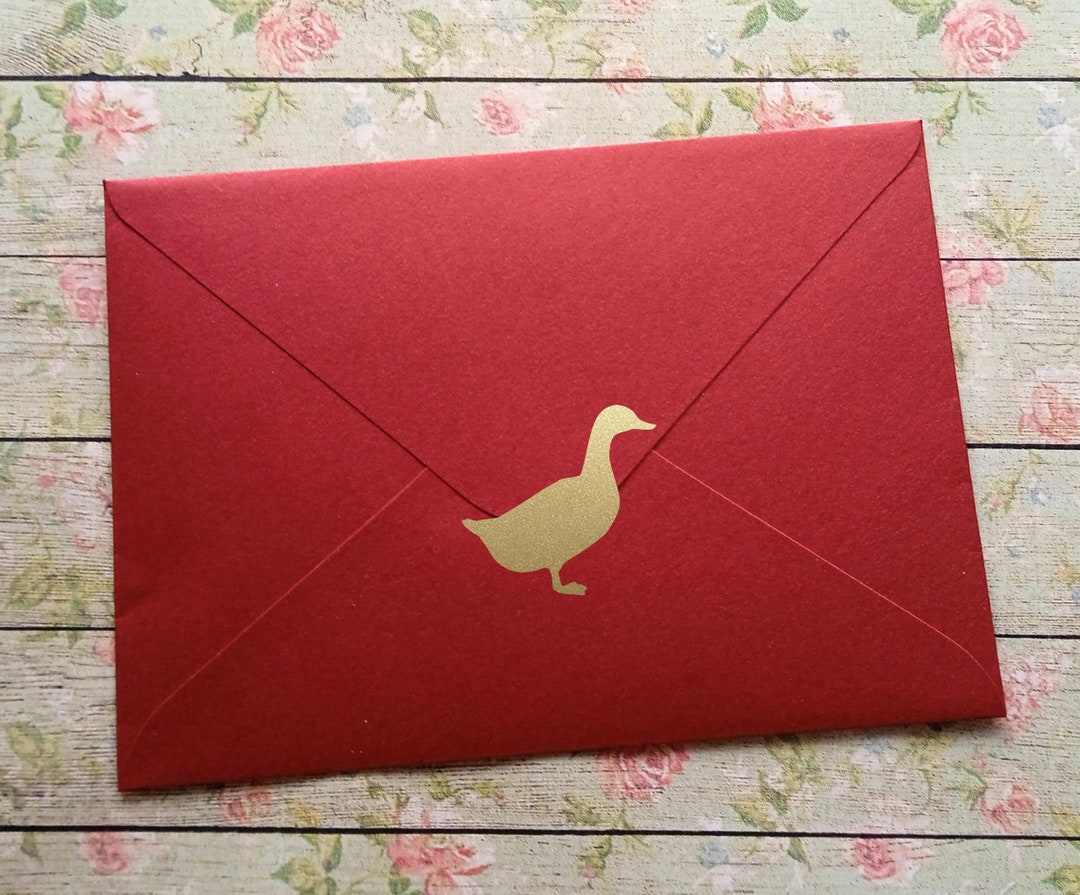 12+ Duck Stickers, Envelope Seal, Craft Supply, 0.5-2.5in (1.2-6.3cm ...