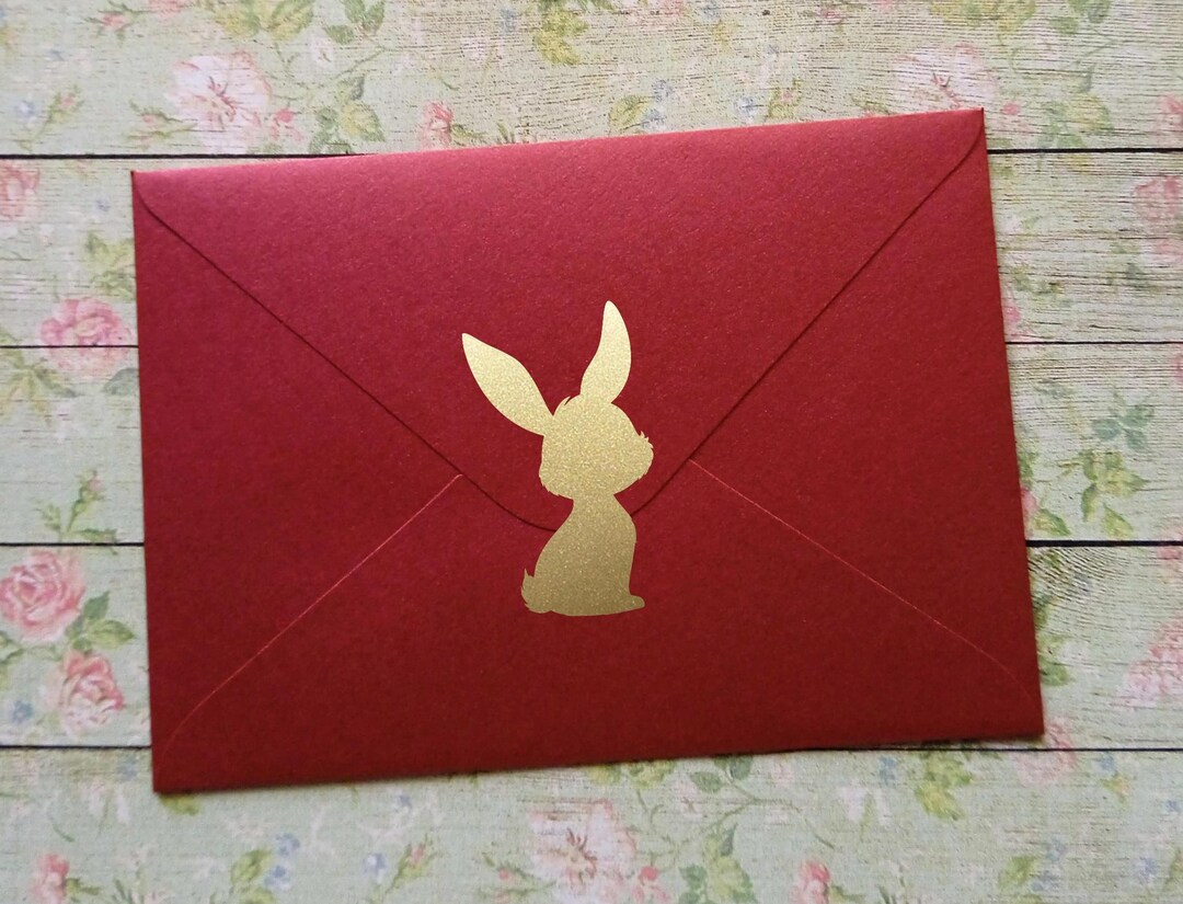 10+ Bunny Stickers, Envelope Seal, Craft Supply, 0.5 -3in (1.2-7.5cm ...