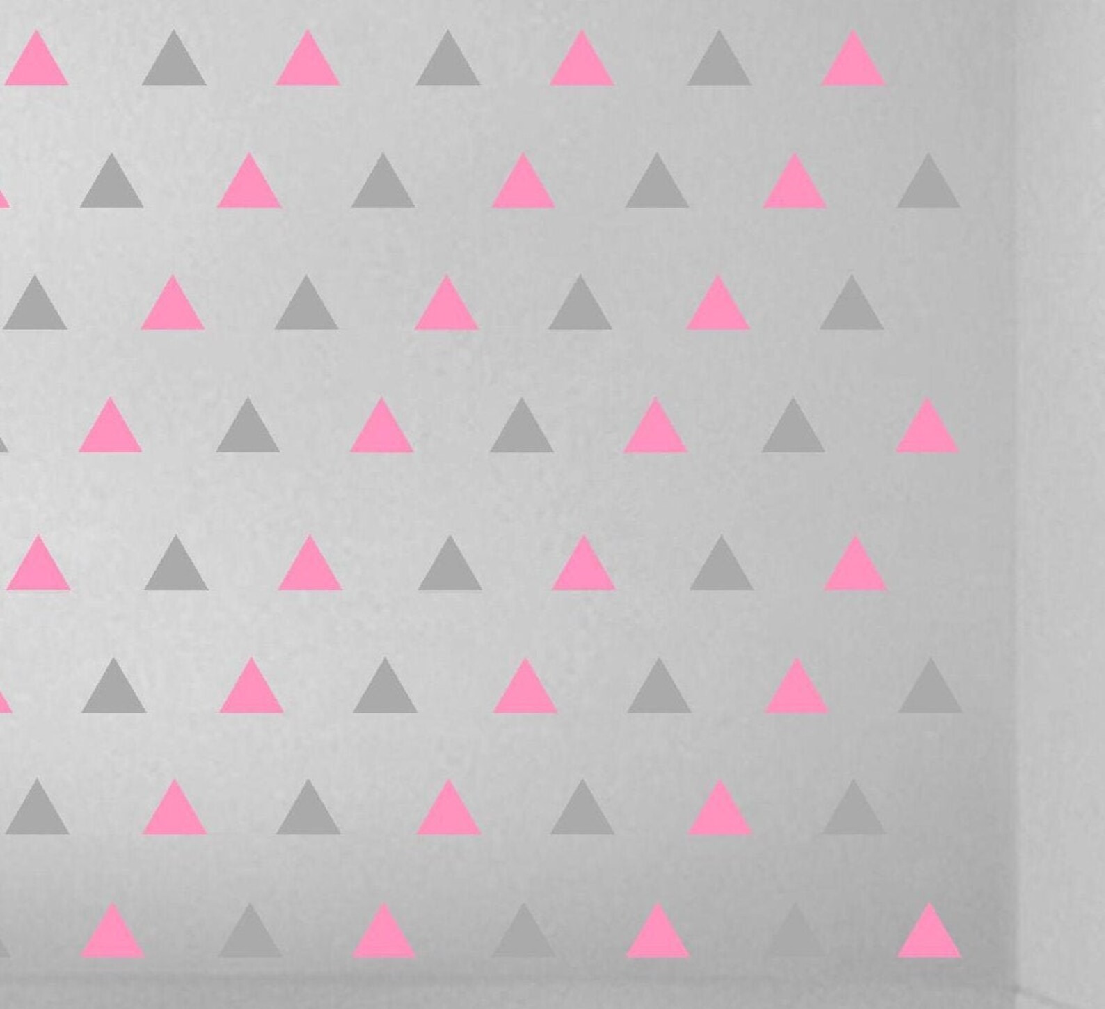 45 Vinyl Triangle Stickers - Etsy