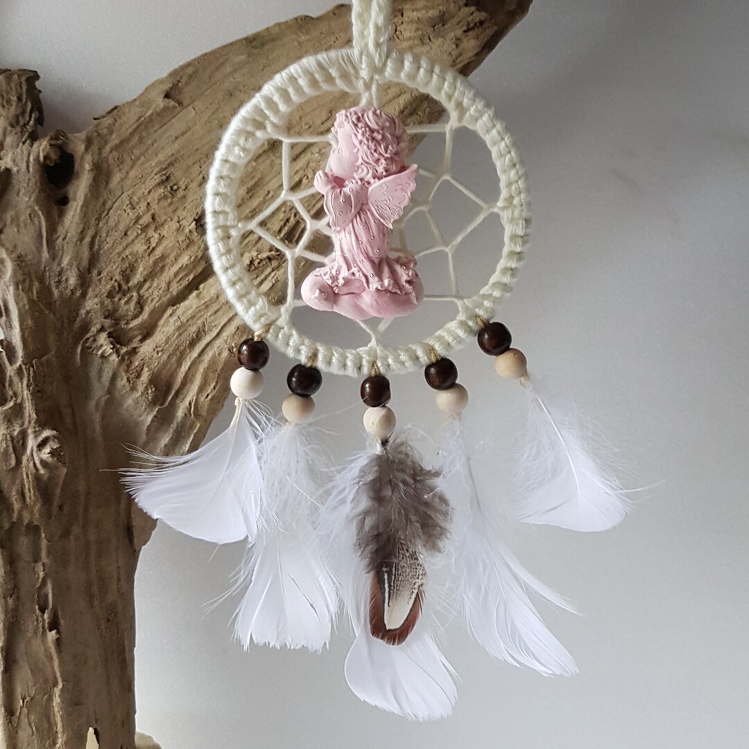 Praying Angel Dina Aroma Stone Deamcatcher, Handmade - Etsy