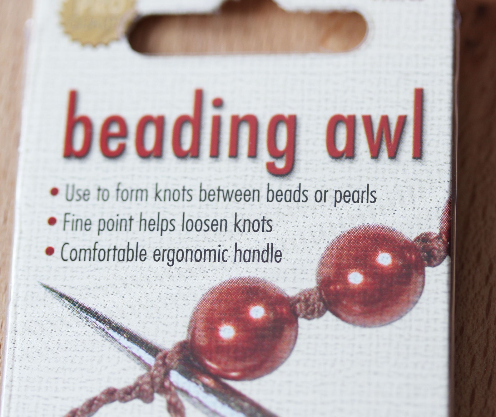Beading Awl From the Beadsmith® With Ergonomic Grip ~ Sold in One Pack ...