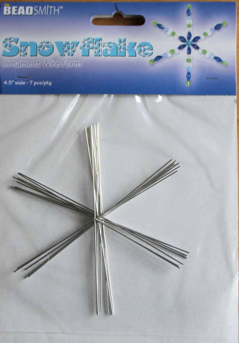 Snowflake Wire Forms- 3.75inches, 4.5inches, 6inches Packs, 9inches ...