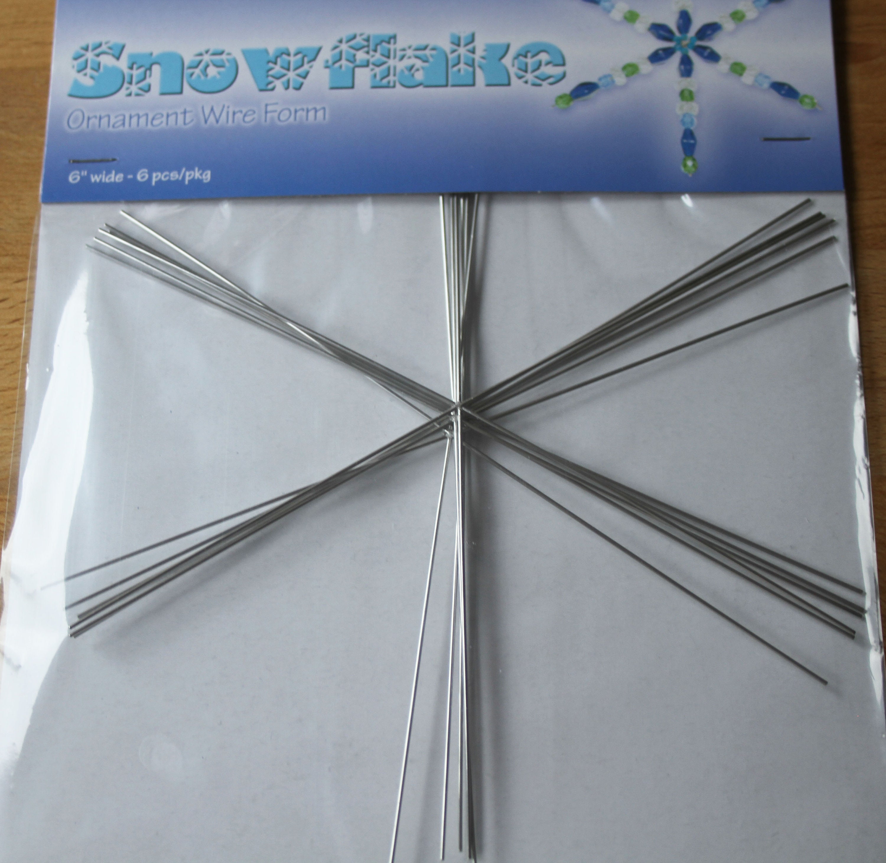 Snowflake Wire Forms- 3.75inches, 4.5inches, 6inches Packs, 9inches ...