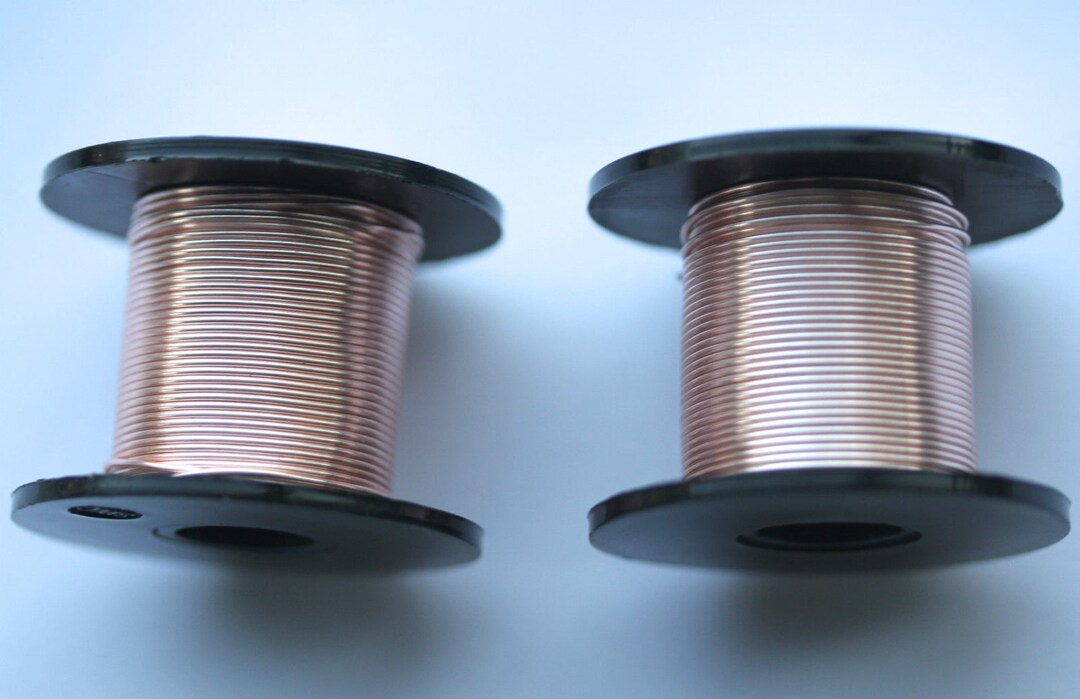 Two Reels of Rose Gold Coloured Copper Wire 0.71mm (22 AGW) X 14m - Etsy