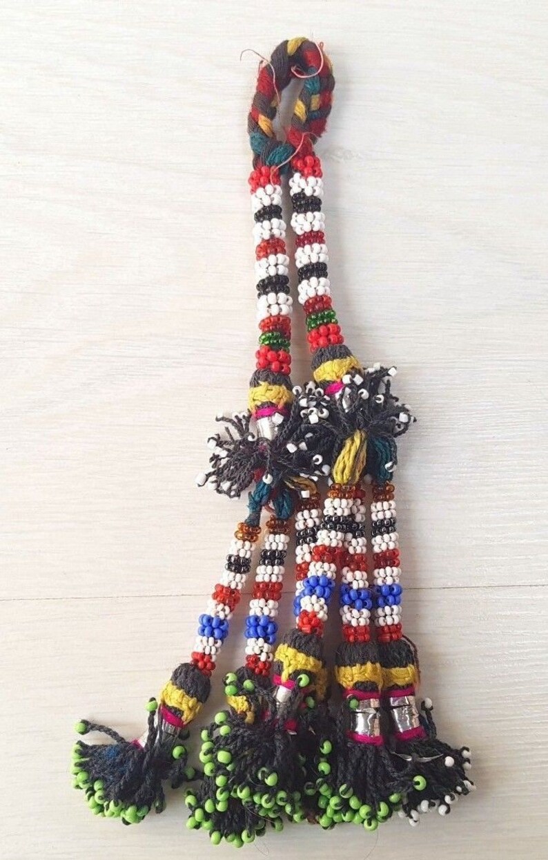 Antique Traditional Kuchi Beaded Tassels Beadwork Wedding - Etsy