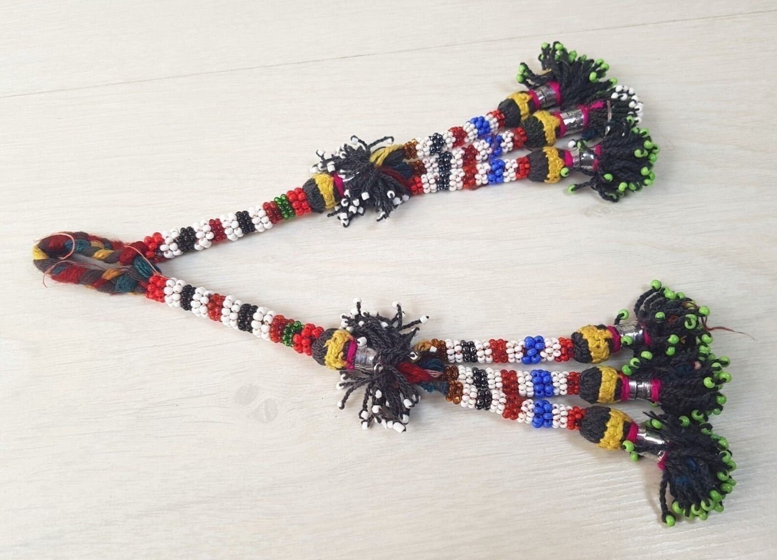 Antique Traditional Kuchi Beaded Tassels Beadwork Wedding | Etsy