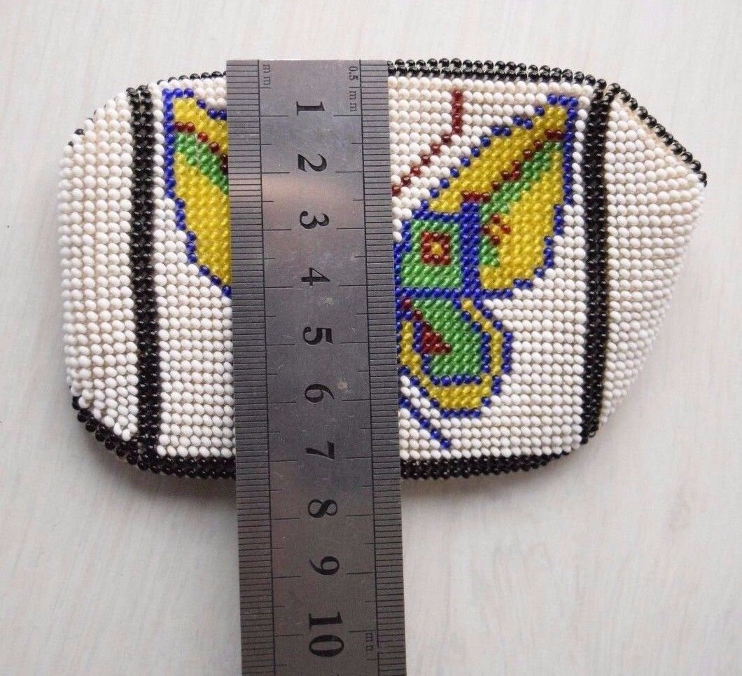 Antique Collectible Native North American Beaded Handmade Pouch Wrist ...