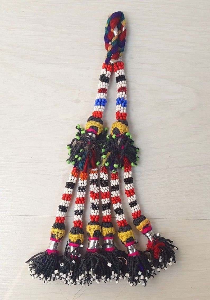 Antique Traditional Kuchi Beaded Tassels Beadwork Wedding - Etsy