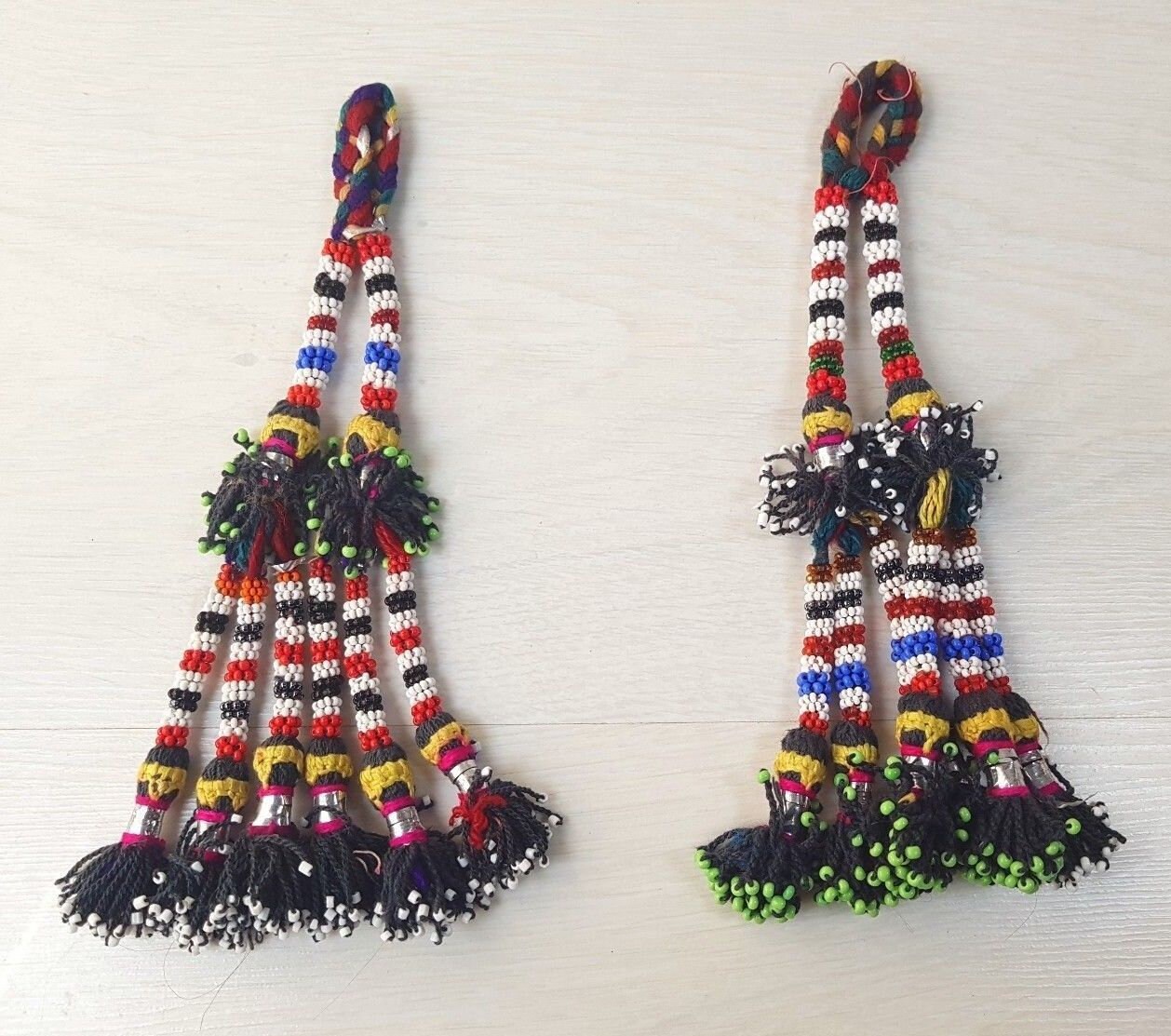 Antique Traditional Kuchi Beaded Tassels Beadwork Wedding | Etsy