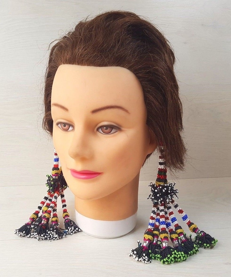 Antique Traditional Kuchi Beaded Tassels Beadwork Wedding - Etsy