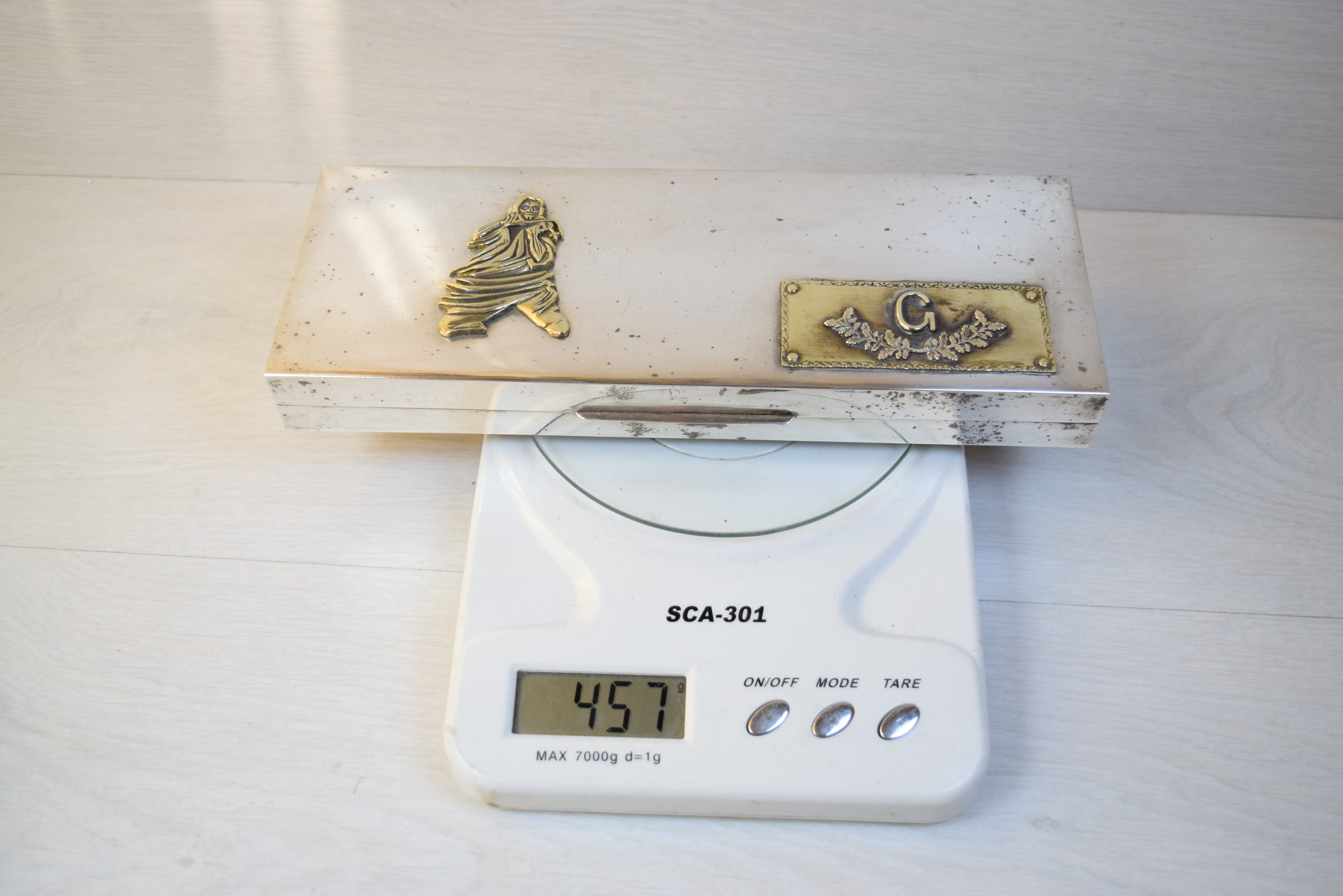 Vintage Silver Freemason Freemasonry Masonic Box & Military Order ...