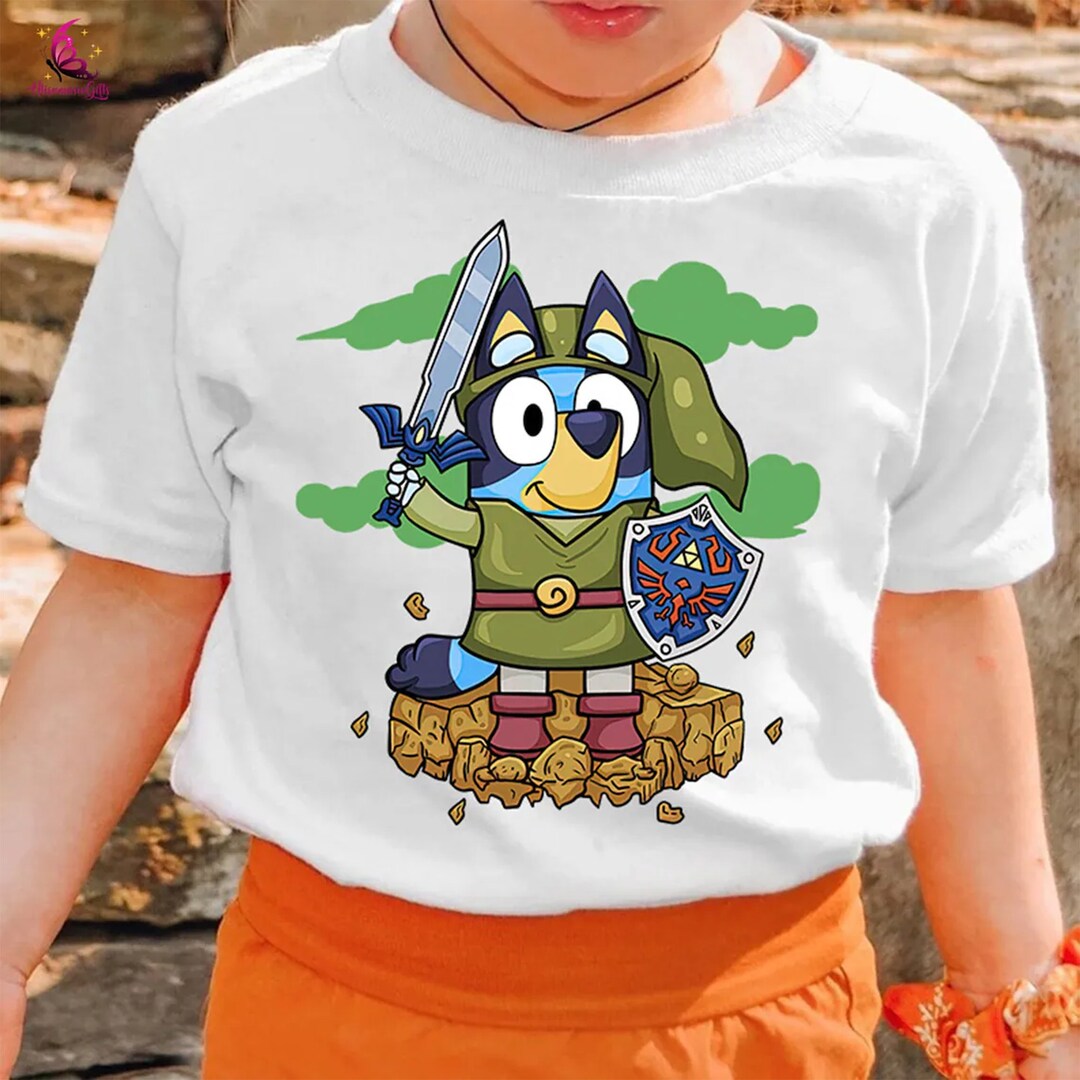 Bluey Legend of Zelda Shirt Bluey Mom Shirt Bluey and Bingo Family ...